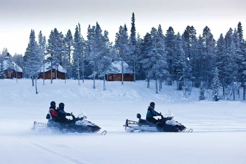 Rovaniemi: sneeuwscooter- en ijsviservaring van een halve dag ...