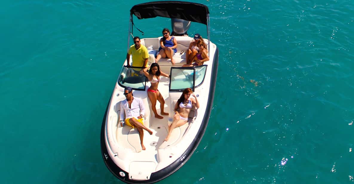 Beach and Water Sports Private Boat Tour | GetYourGuide