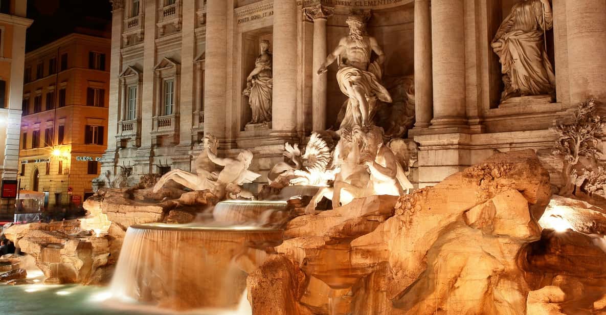 Rome : Fontaines et places, visite du soir avec dégustation | GetYourGuide