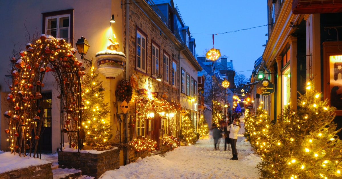 Quebec City: Christmas Magic Walking Tour in Old Quebec | GetYourGuide