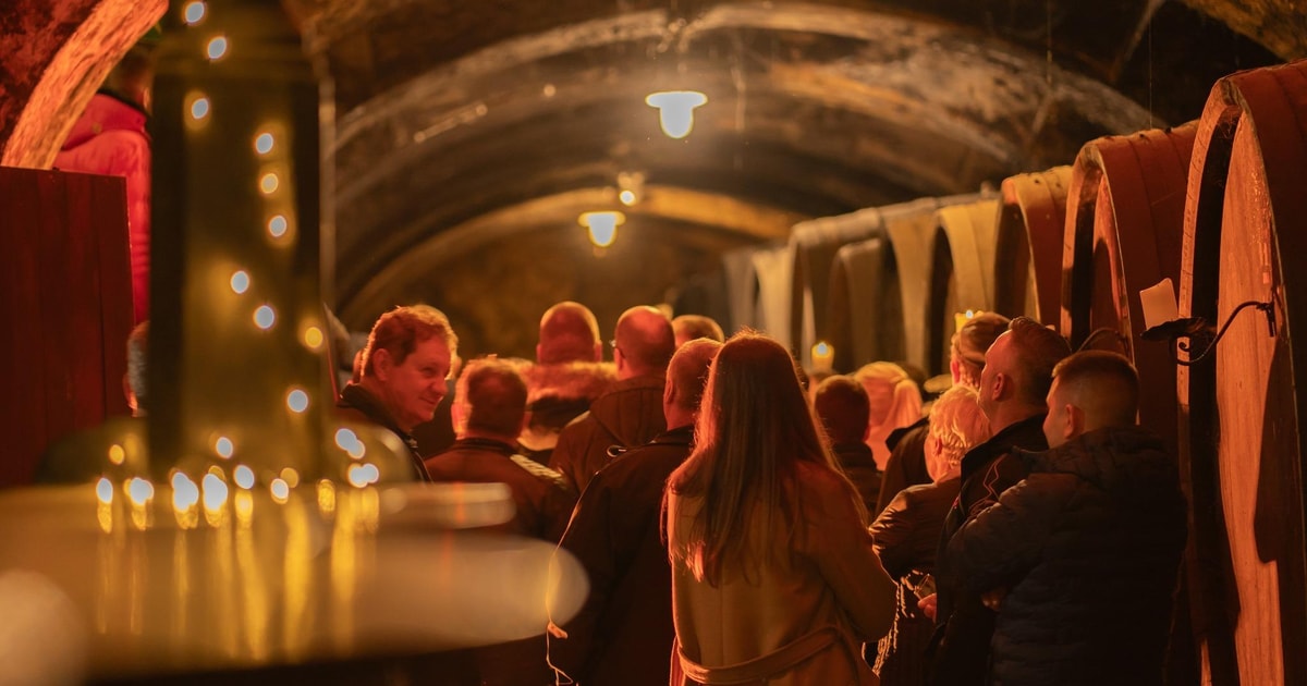 Maribor: Vinag Wine Cellar Tour with Wine tasting and snacks | GetYourGuide