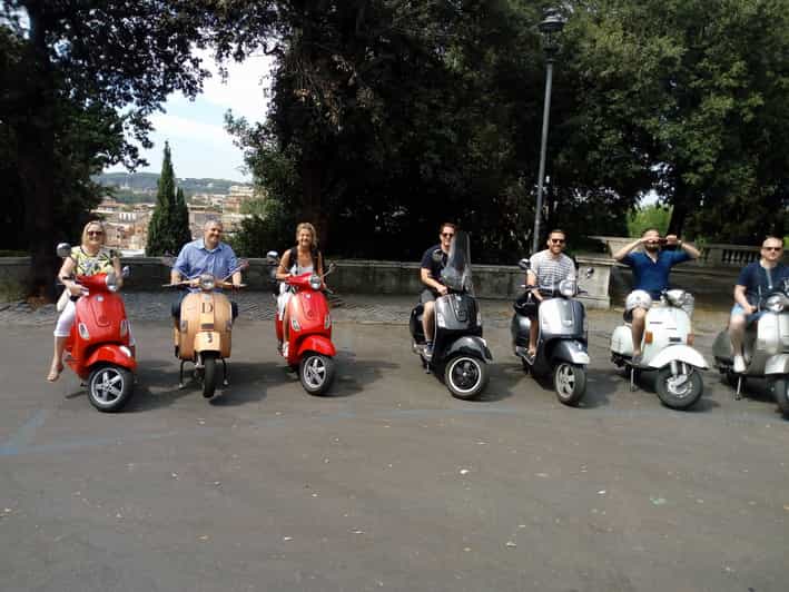 Rome: Guided Vespa Sightseeing Tour with Optional Driver | GetYourGuide