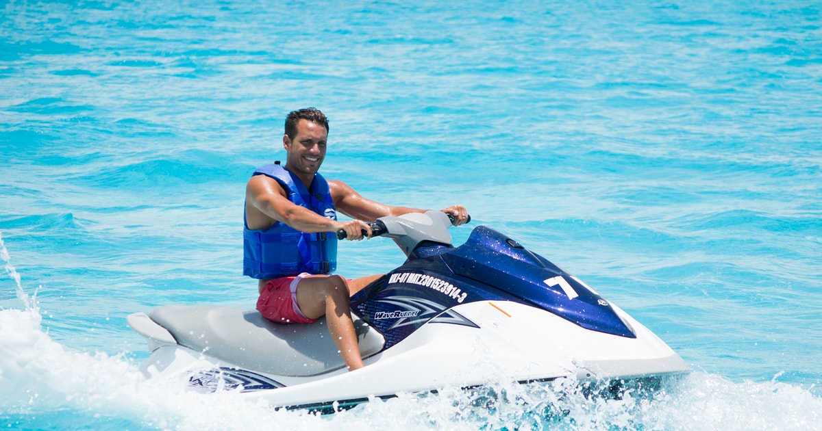 Cancun Lagoon: Wave Runner Ride | GetYourGuide