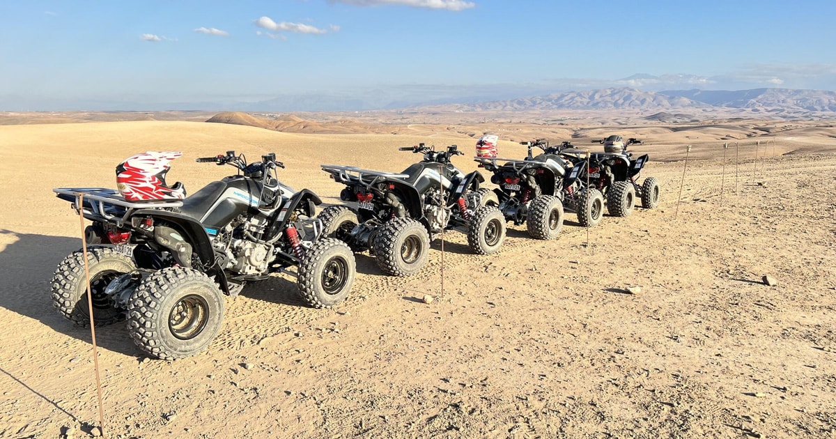Marrakech: Quad Bike Tour in Jbilat Desert and Palm Oasis | GetYourGuide