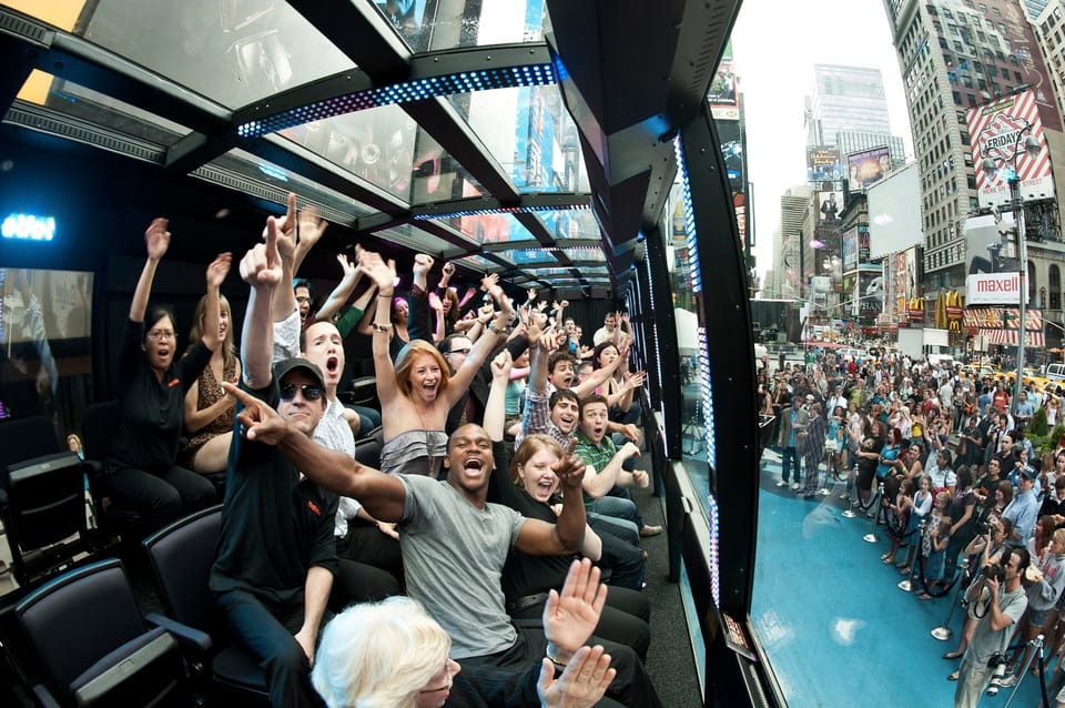 New York City: The Ride Interactive Bus Tour | GetYourGuide