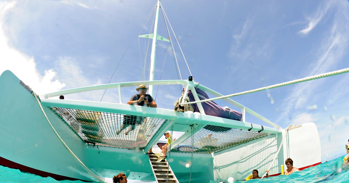 St. Maarten: Full-Day Catamaran Sail to Prickly Pear Cays | GetYourGuide