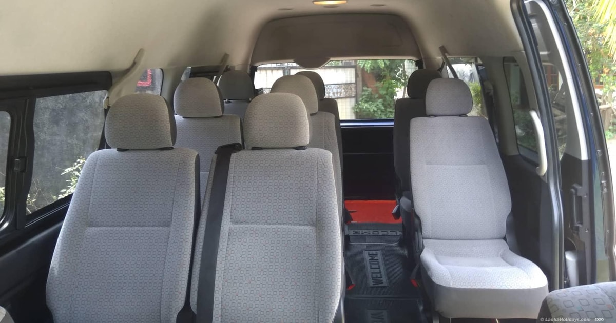 Fra Galle: Privat transport til/fra Kandy med van | GetYourGuide