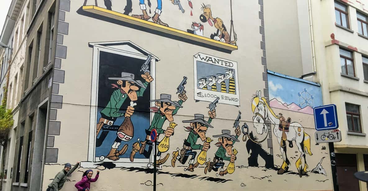 Brussels: Private Comic Strip Street Art Running Tour | GetYourGuide