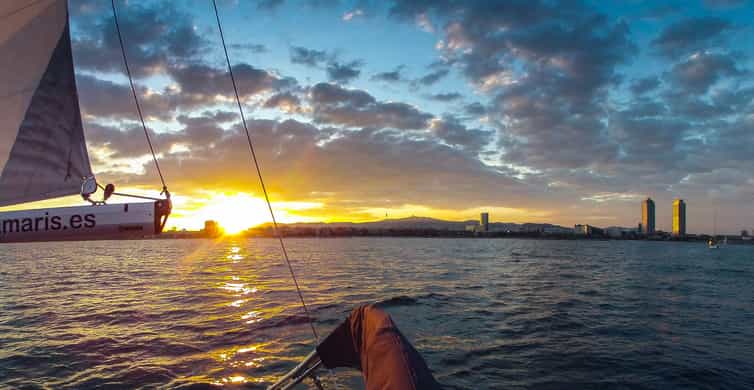 Barcelona: 2-Hour Private Sunset Sailing Experience | GetYourGuide