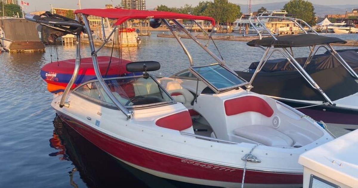 Kelowna: Four Winns H190 Speed Boat Rental | GetYourGuide