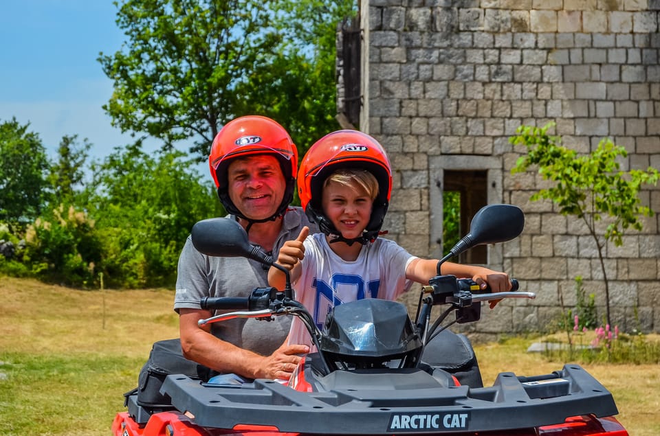 Split: ATV Quad Family Tour with Picnic | GetYourGuide