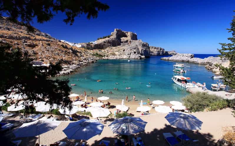 From Rhodes: Lindos Round-Trip Bus Transfer with Free Time | GetYourGuide