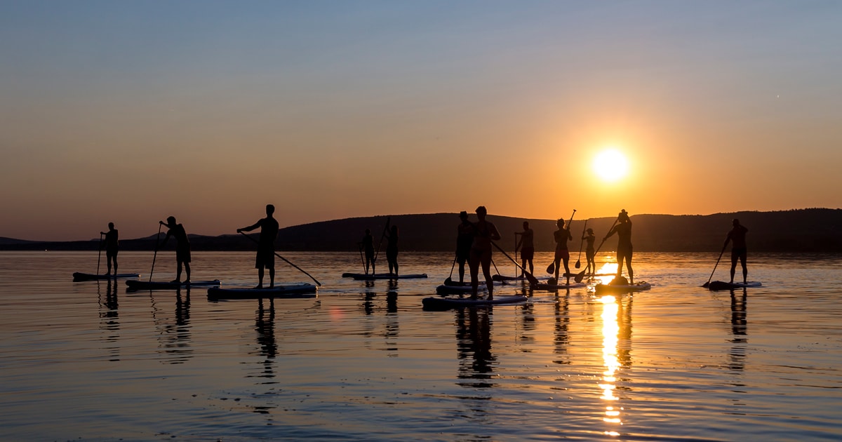 Lake Balaton: Sunset SUP Tour Tihany | GetYourGuide