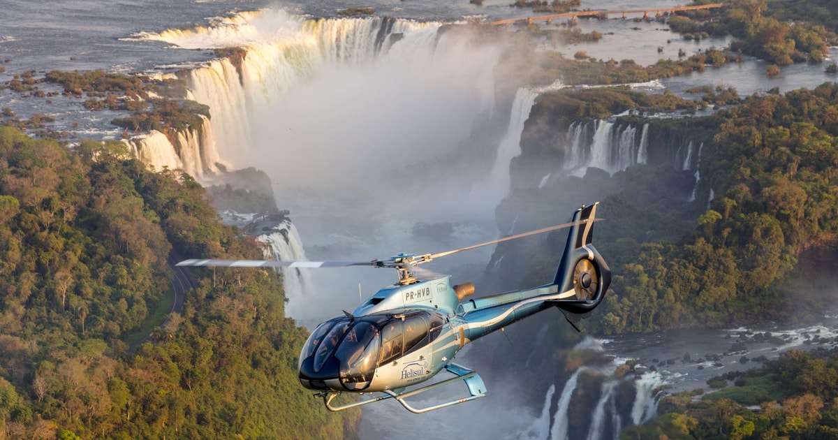 Falls All Dimensions: Helicopter, Trail, Macuco, Bird Park | GetYourGuide