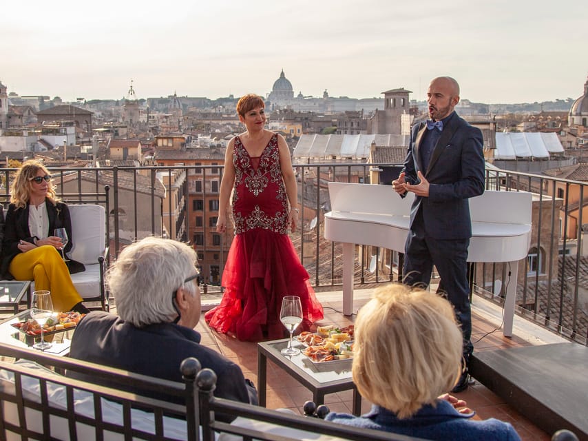 Rome: Rooftop Bar Opera Show | GetYourGuide