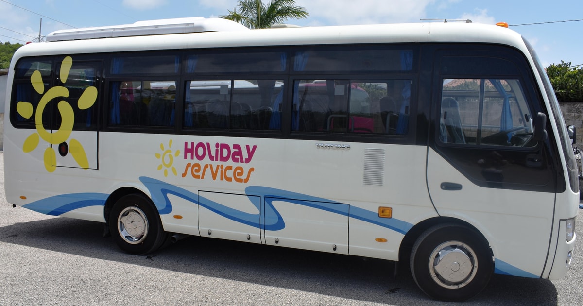 Montego Bay: MBJ Flygtransfer med flygbuss till hotell | GetYourGuide