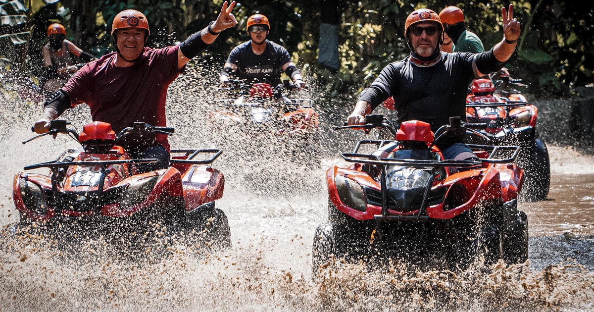 Bali: Ubud Gorilla Cave Track ATV & Waterfall Tour with Meal | GetYourGuide