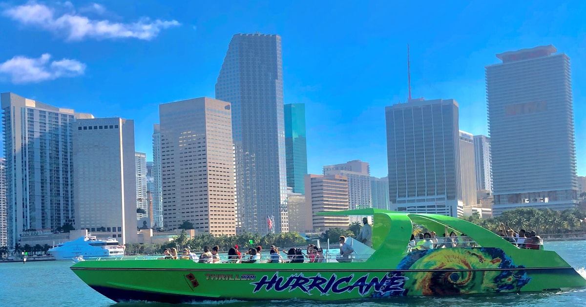Miami: 45-Minute Extreme Jetboat Ride | GetYourGuide