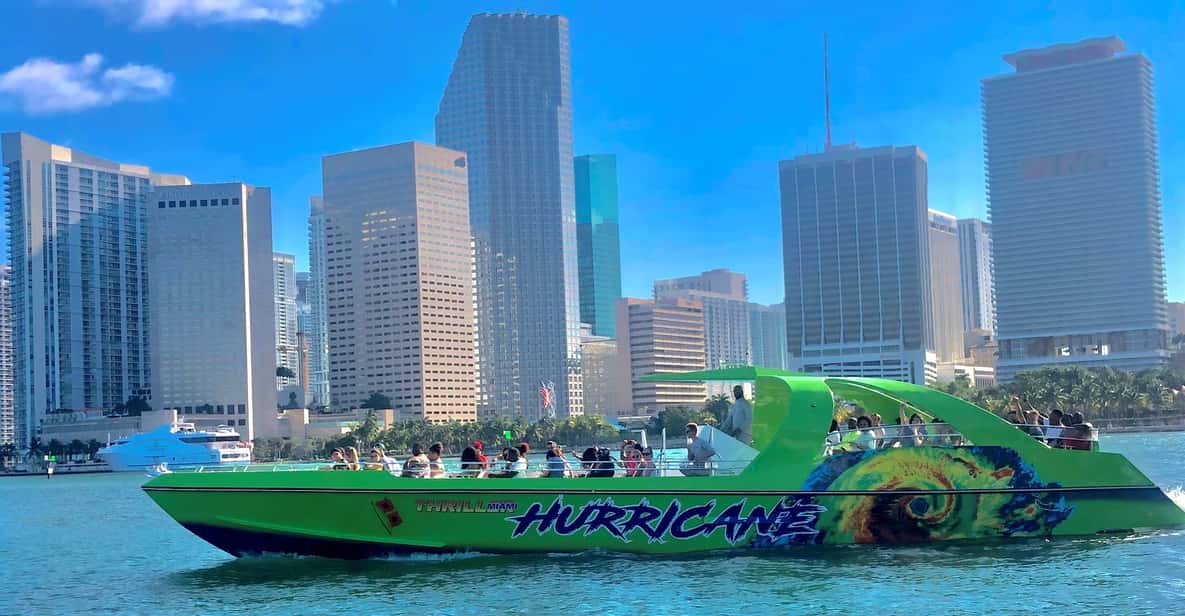Miami: 45-Minute Extreme Jetboat Ride | GetYourGuide