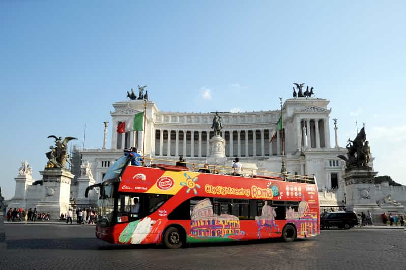 Rome : bus à arrêts multiples City Sightseeing et audioguide | GetYourGuide