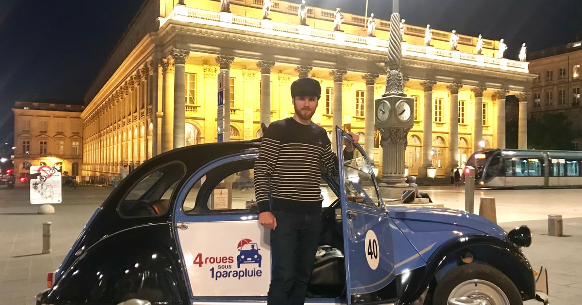 Christmas Bordeaux by Night: Private Tour in a Citroën 2CV | GetYourGuide