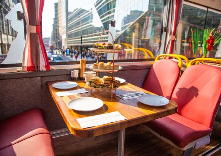 London: Afternoon Tea Bus with a Glass of Prosecco | GetYourGuide