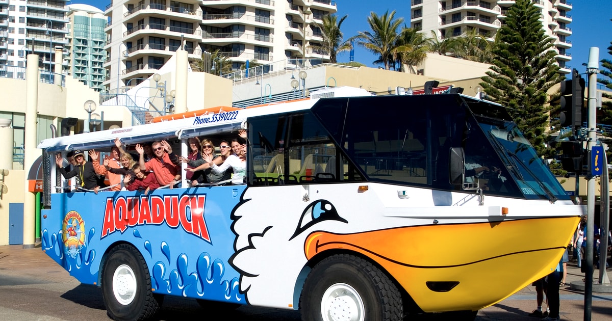 Gold Coast: Aquaduck City Tour and River Cruise | GetYourGuide