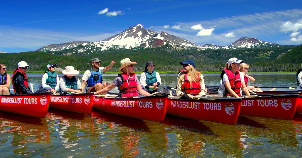 Bend: Half-Day Brews & Views Canoe Tour on the Cascade Lakes | GetYourGuide