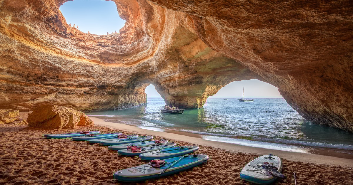 Algarve: Benagil Caves Stand-Up Paddle Board Tour | GetYourGuide