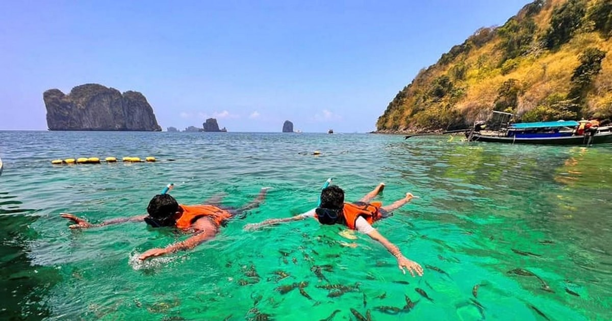 Krabi: 4 Islands Sunset + Plankton by Longtail Boat Tour | GetYourGuide