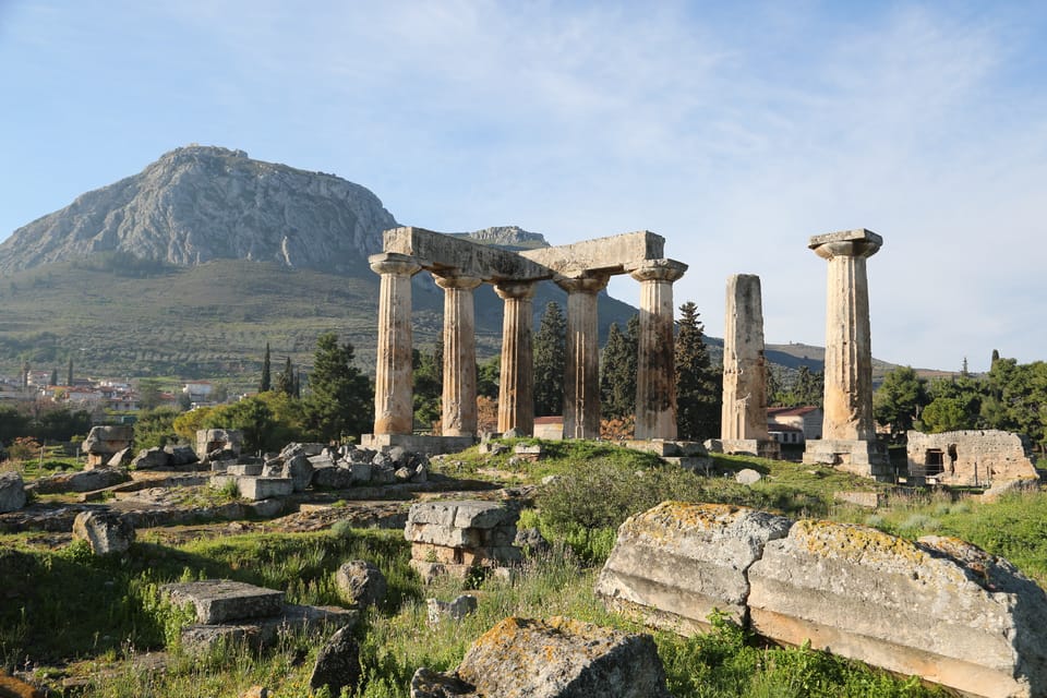 From Athens: Private Corinth and Temple of Hera, Blue Lake | GetYourGuide