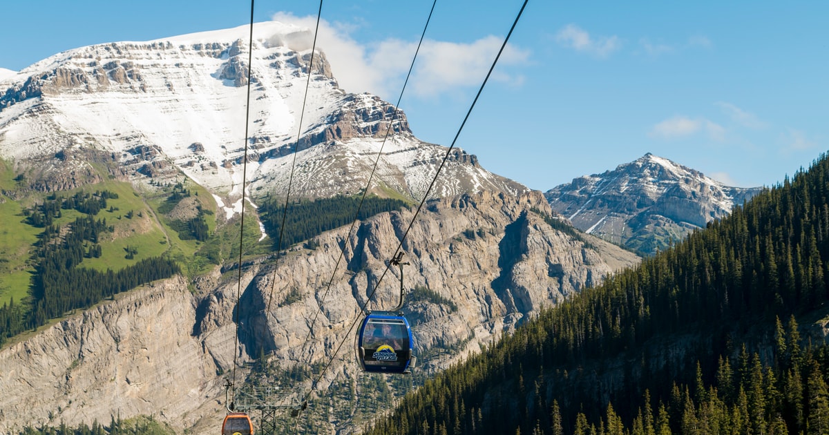 Banff: Sunshine Sightseeing Gondola en Standish stoeltjeslift ...