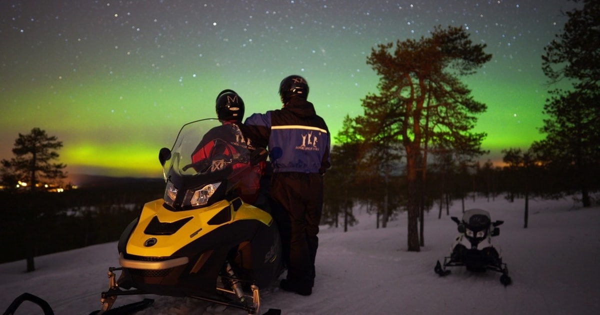 Rovaniemi: Northern Lights Snowmobile Hunt | GetYourGuide