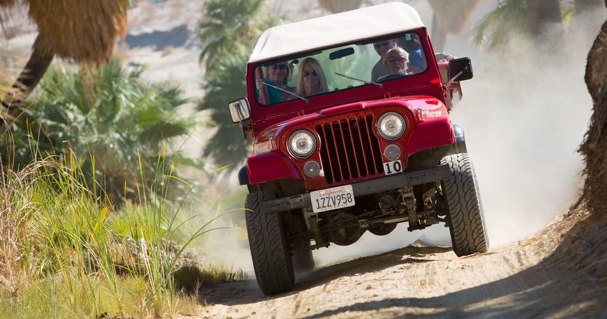Palm Springs: San Andreas Fault Open-Air Jeep Tour | GetYourGuide