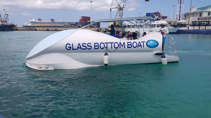 George Town: Glass Bottom Boat Tour with Optional Snorkeling | GetYourGuide