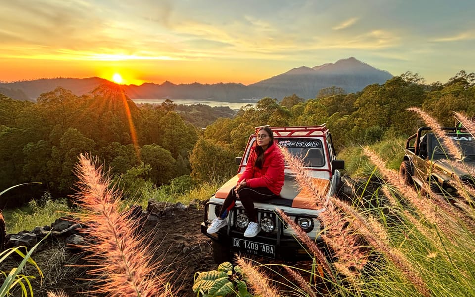 Ubud: Mount Batur Jeep Sunrise, Hot Spring and coffee | GetYourGuide