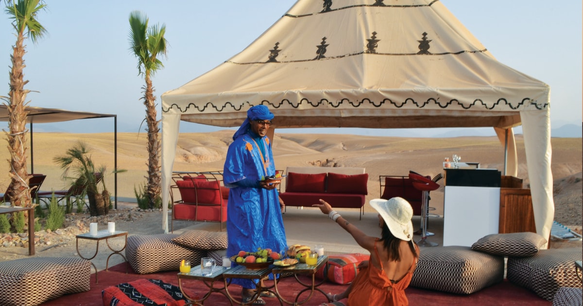 Fra Marrakech: 2-dages og 1-nats ophold i Agafay-ørkenen | GetYourGuide