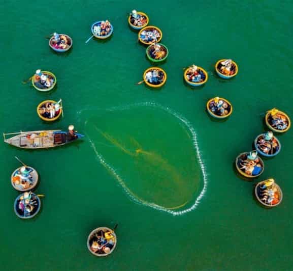 Hoi An Bamboo Basket Boat Ride in Water Coconut Forest | GetYourGuide