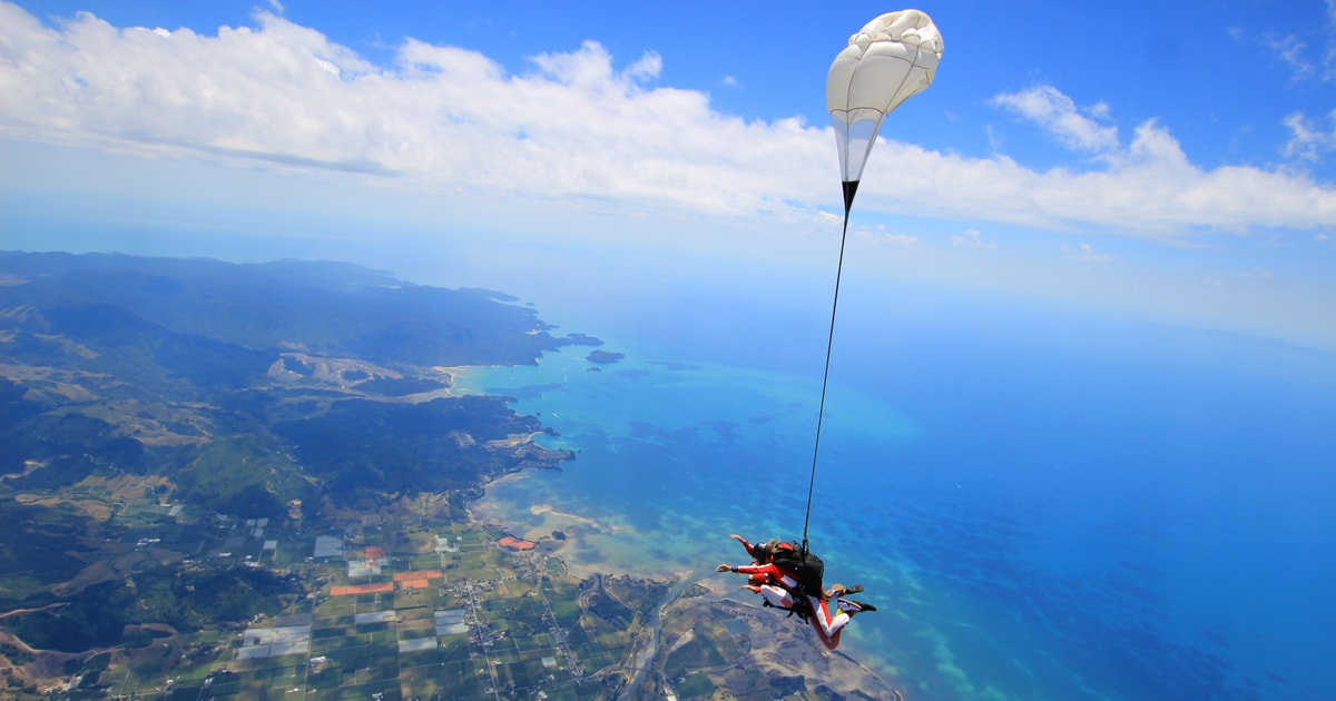 From Motueka: Abel Tasman Tandem Skydive Experience | GetYourGuide