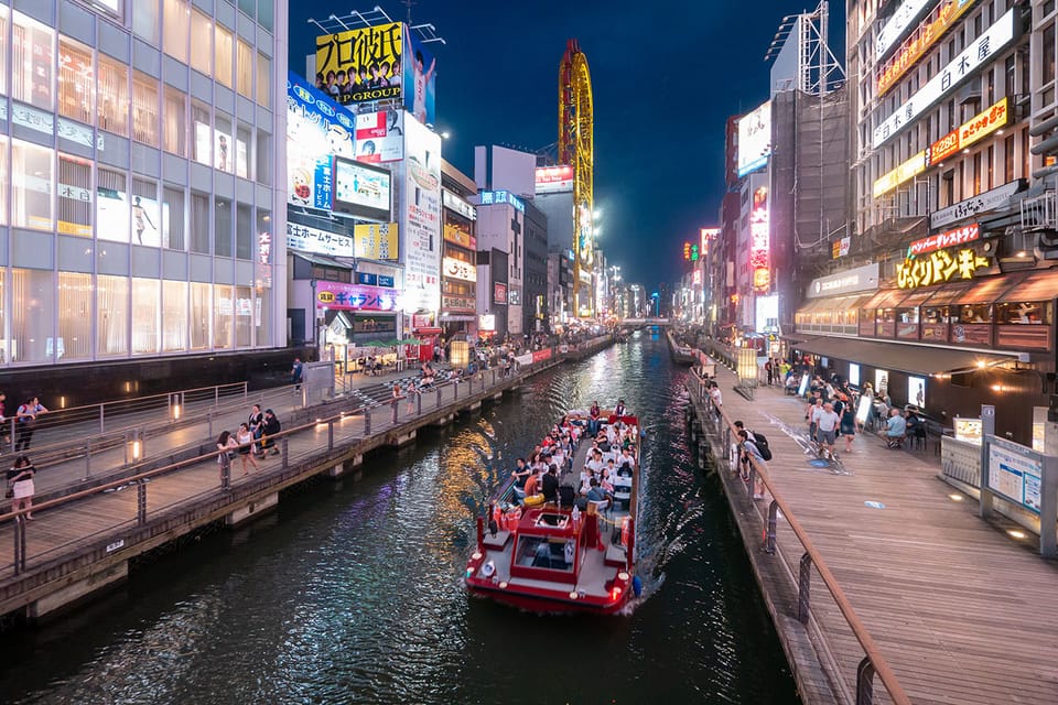 Osaka: Dotonbori's Bridges 20-Minute Cruise | GetYourGuide