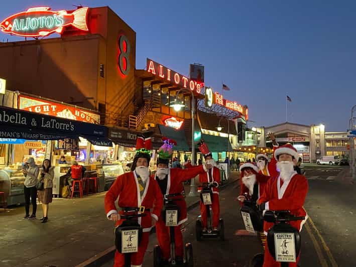 San Francisco: Santas on Segways Holiday Segway Tour | GetYourGuide