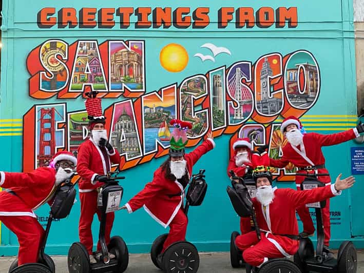 San Francisco: Santas on Segways Holiday Segway Tour | GetYourGuide