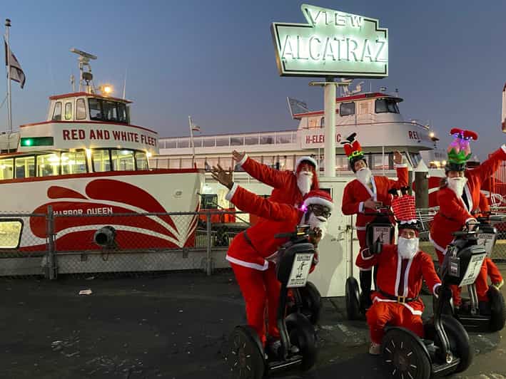 San Francisco: Santas on Segways Holiday Segway Tour | GetYourGuide