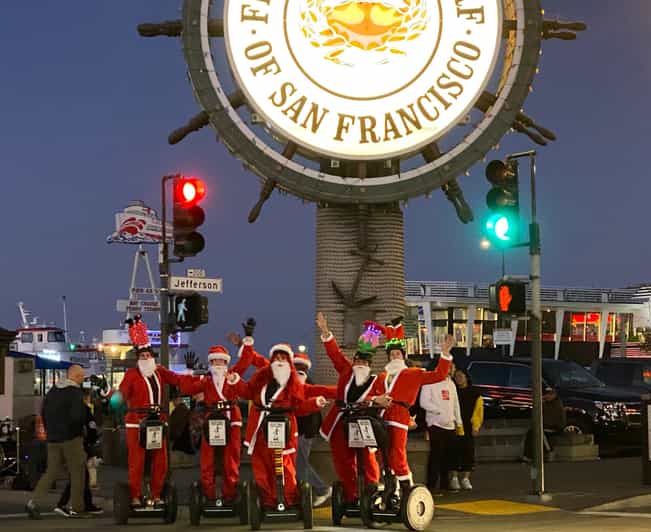 San Francisco: Santas on Segways Holiday Segway Tour | GetYourGuide