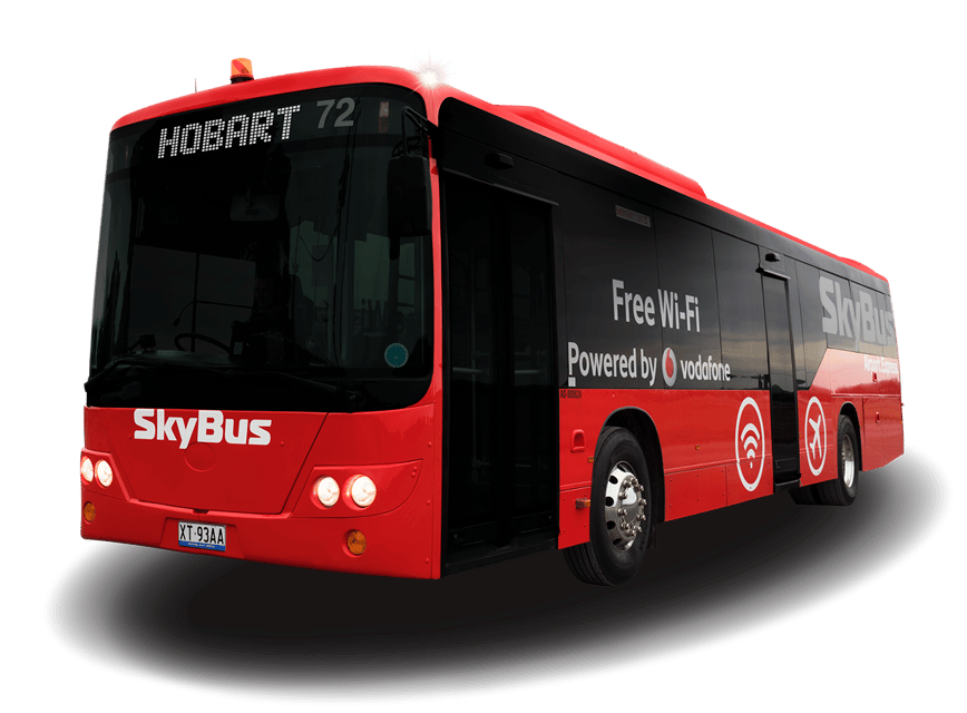 Hobart Airport: Express Bus Transfer to Hobart City | GetYourGuide