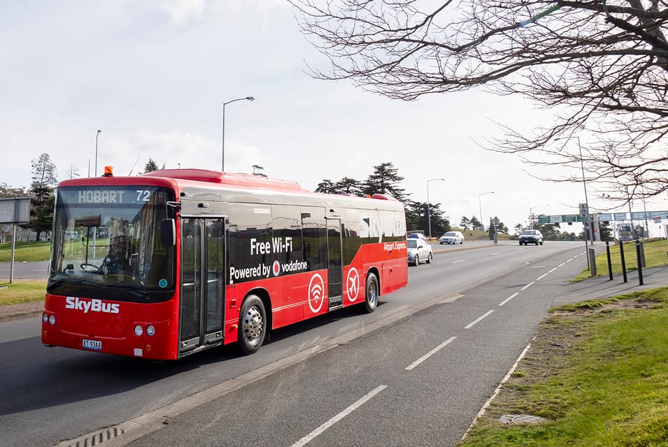 Hobart Airport: Express Bus Transfer to Hobart City | GetYourGuide