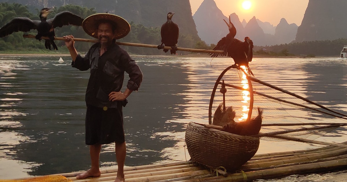 Xingping Li River Fisherman Show and Sunset Private Tour | GetYourGuide