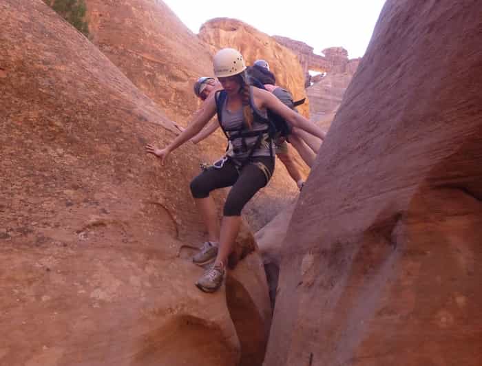 From Moab: Rock of Ages Moderate Rappelling Obstacle Course | GetYourGuide