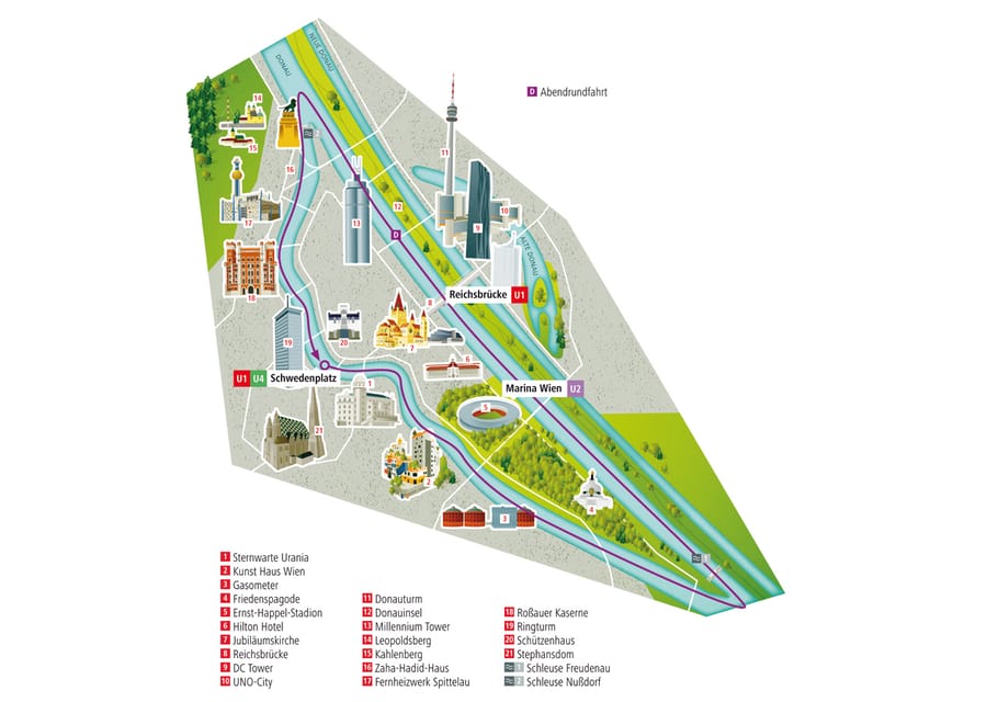 Vienna: Heurigen Cruise with Viennese Songs and Buffet | GetYourGuide