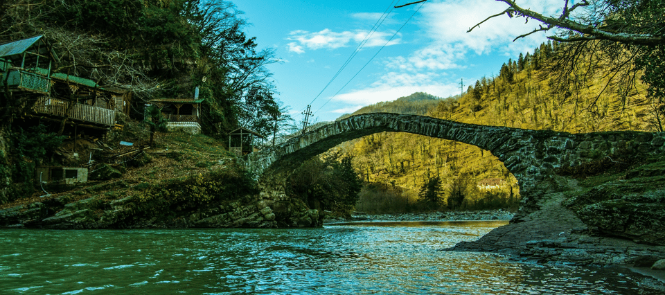 Wine&Dine to Makhuntseti And Mirveti Waterfalls From Batumi | GetYourGuide